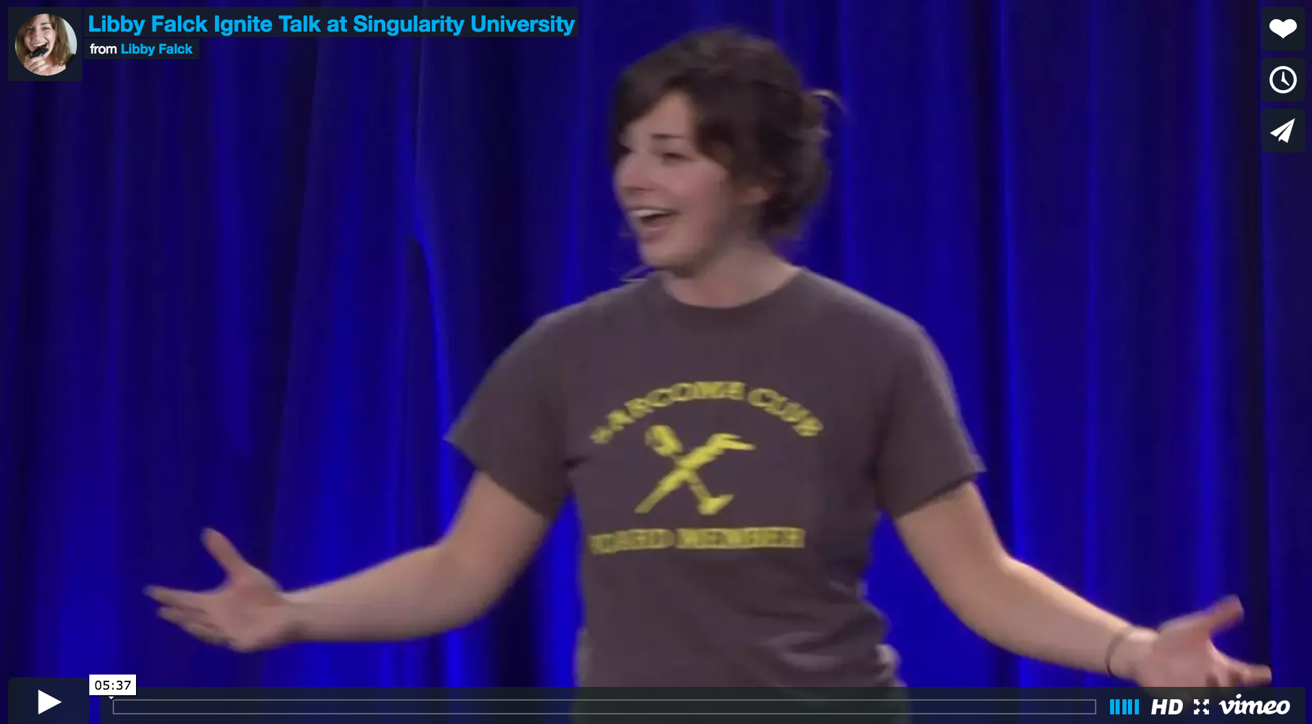Ignite Talk at Singularity University | Libby Falck