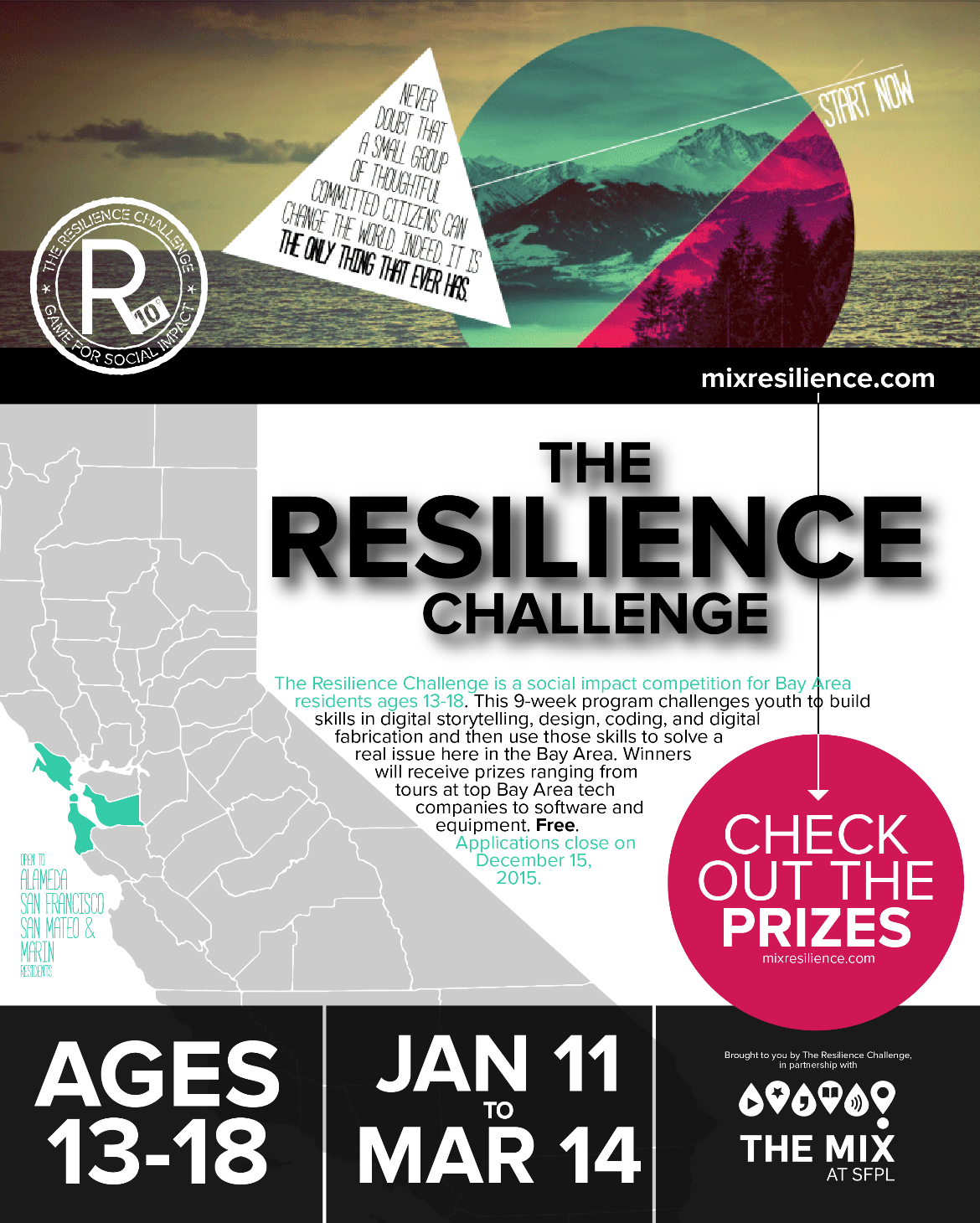 Promo Flyer for The Resilience Challenge | Libby Falck